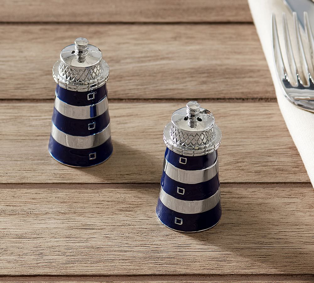 Lighthouse Salt & Pepper Shakers | Pottery Barn
