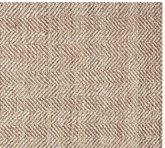 Chevron Hand Loomed Wool Jute Rug Swatch | Pottery Barn
