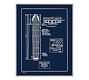 Surfboard Blueprint | Pottery Barn