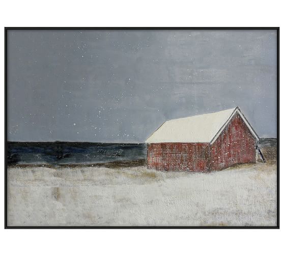 Snowy Barn | Pottery Barn