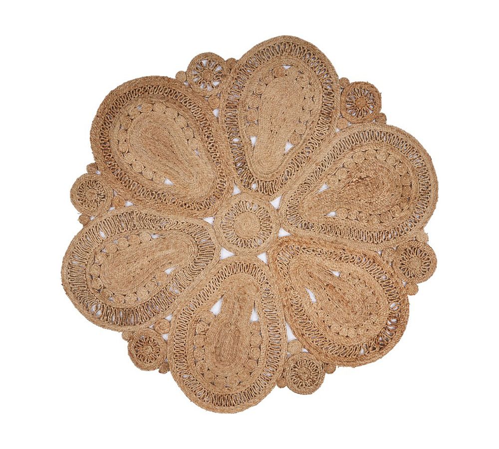 Nicky Jute Round Rug | Pottery Barn