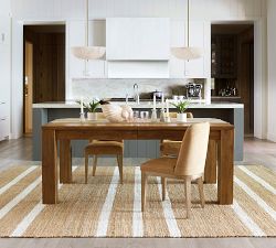 Folsom Storage Extending Dining Table (74"-92") | Pottery Barn