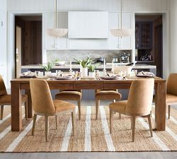 Folsom Storage Extending Dining Table (74"-92") | Pottery Barn