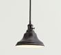 Curved Metal Bell Pole Pendant | Pottery Barn