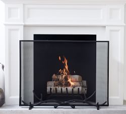 Bronze Antler Fireplace Collection | Pottery Barn