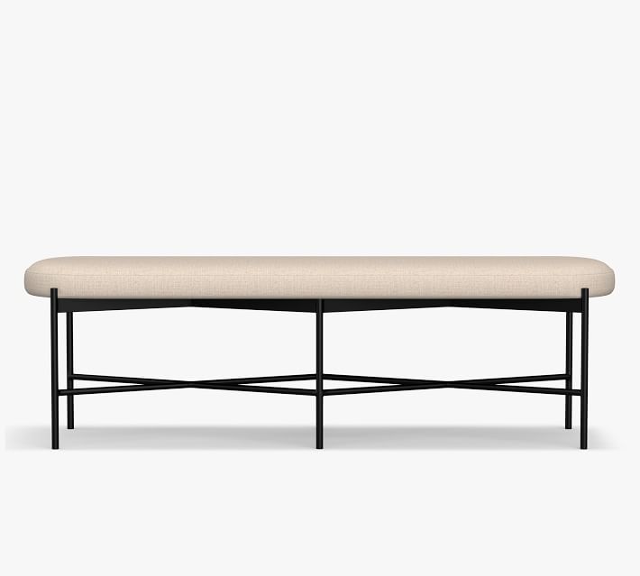 Maison Upholstered Backless Bench (64") | Pottery Barn