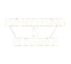 Everything Is Possible Lit Sign | Pottery Barn