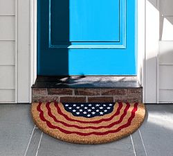 Bunting Flag Doormat | Pottery Barn