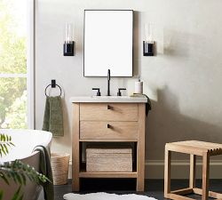 Linden Rectangular Mirror | Pottery Barn