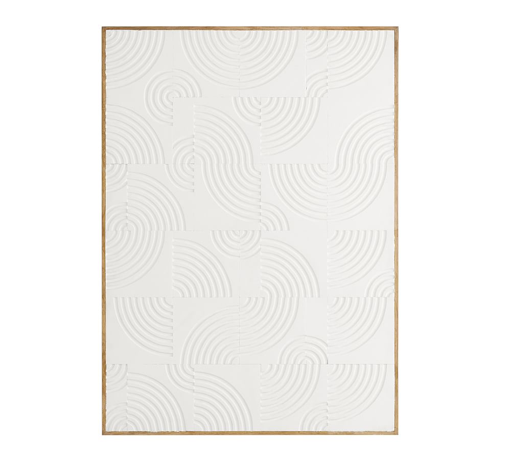 Plaster Tile Wall Art | Pottery Barn