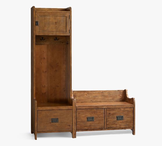Wade Hall Tree & Entryway Bench Set | Pottery Barn