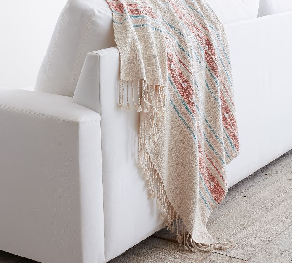 Roxy Yarn Dye Throw Blanket | Pottery Barn