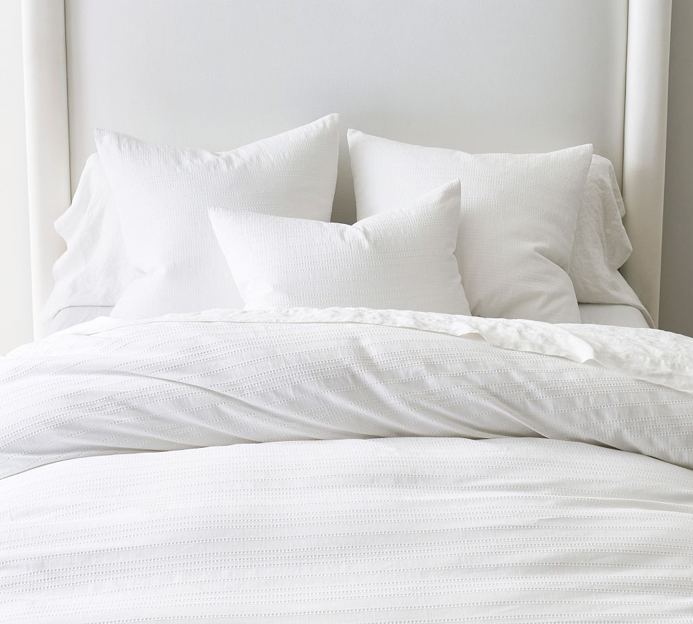 Noah Textured Duvet Cover | Pottery Barn