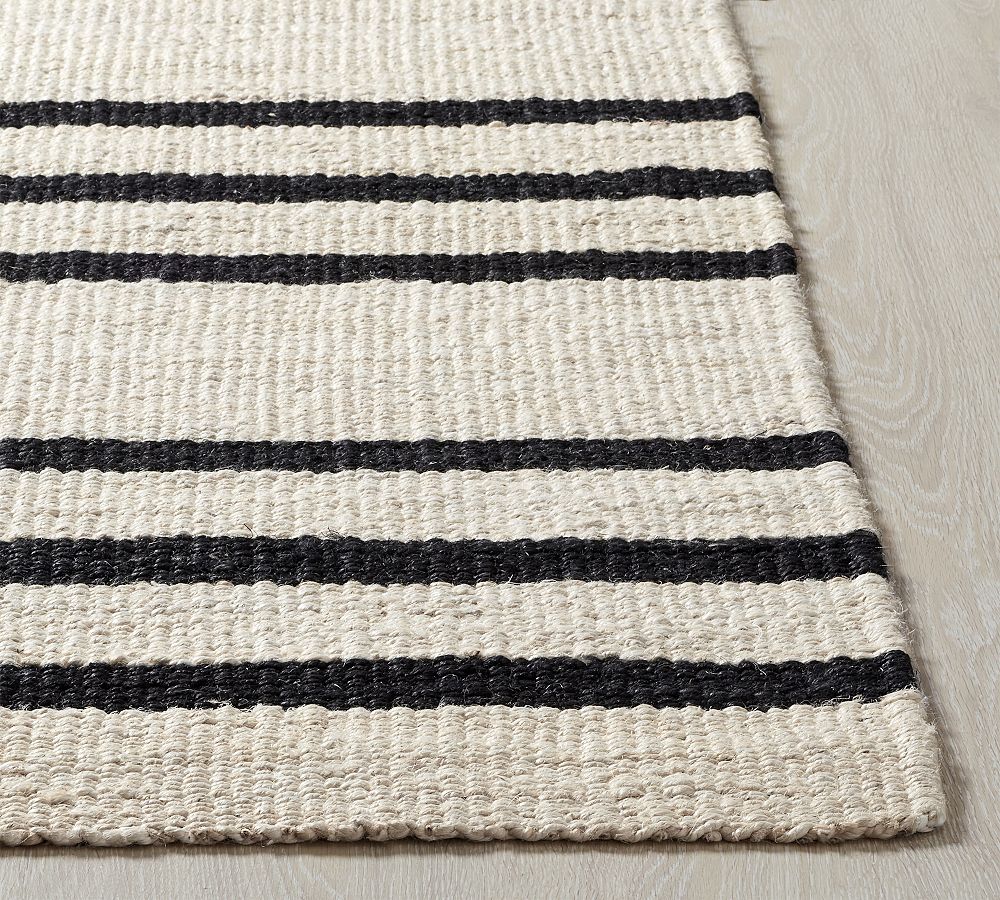 Open Box: Danton Striped Jute Rug | Pottery Barn