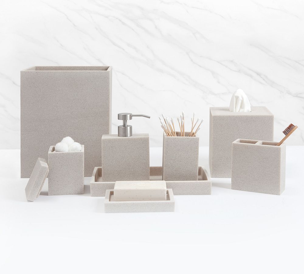 Lionel Resin Bathroom Accessories | Pottery Barn