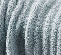 Cozy Ribbed Throw Blanket | Pottery Barn