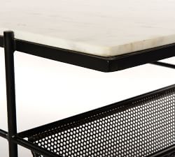 Jayden Rectangular Marble Coffee Table (50") | Pottery Barn