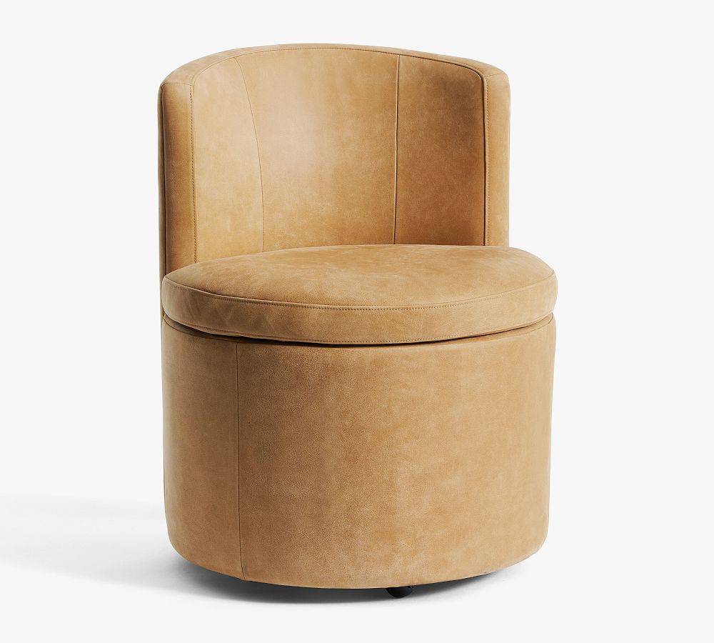 Balboa Leather Dining Chair | Pottery Barn