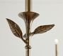 Botanical Forged Iron Chandelier | Pottery Barn