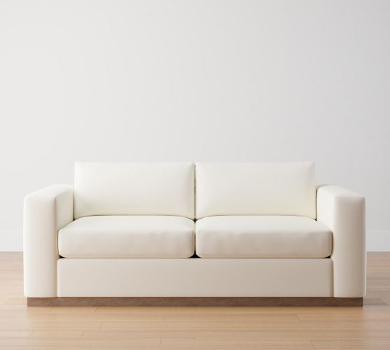 Open Box: Carmel Wide Arm Wood Base Sleeper Sofa | Pottery Barn