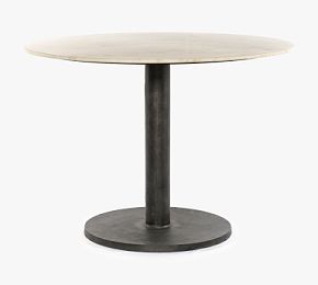 Bourne Round Marble Dining Table | Pottery Barn