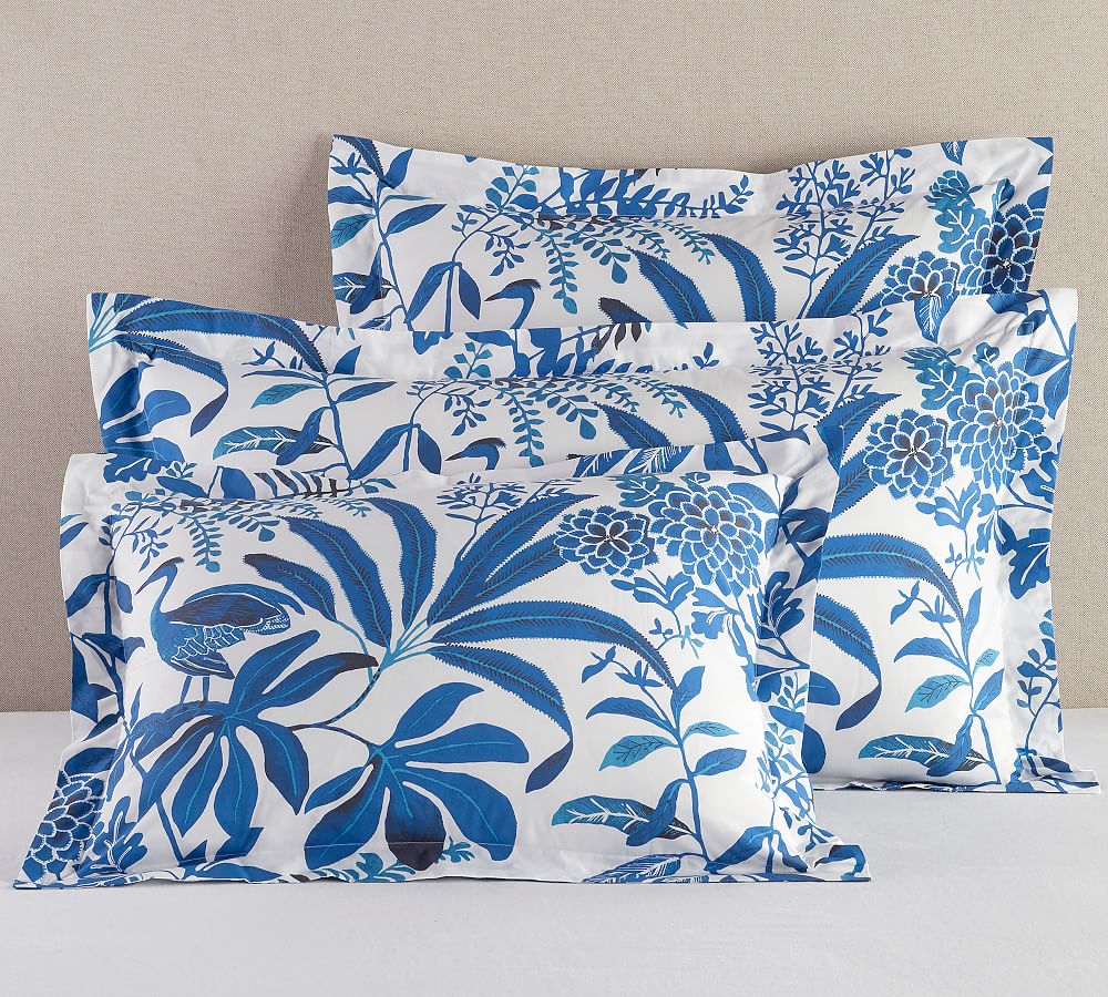 Toile Bird Organic Cotton Sham | Pottery Barn