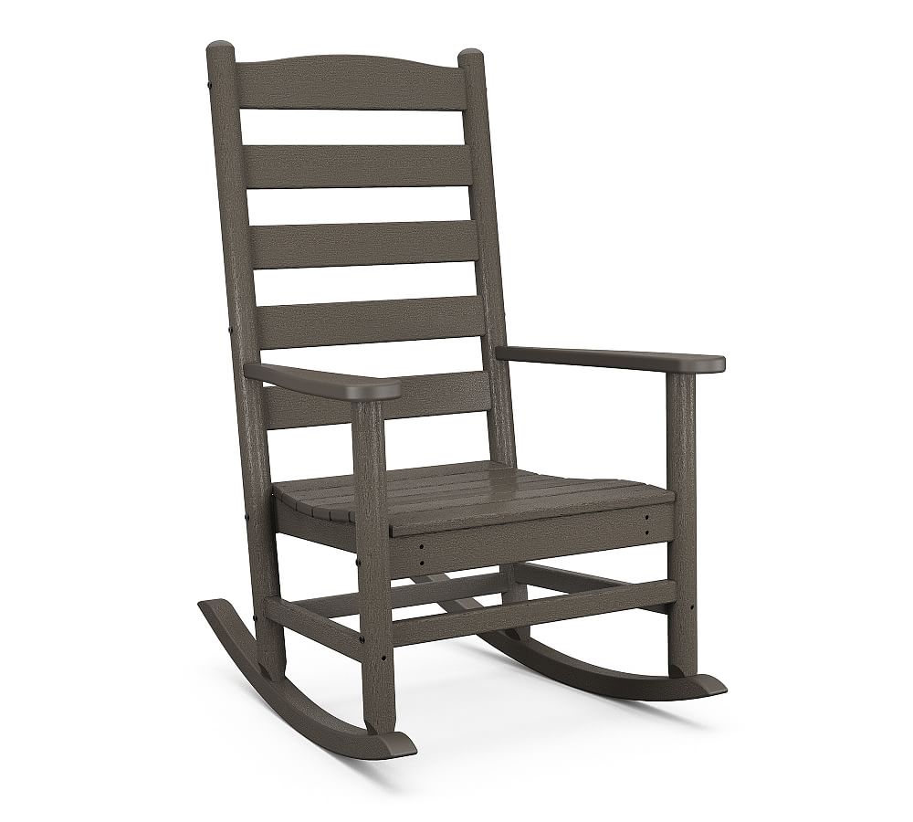 Polywood Ladderback Outdoor Rocking Chair | Pottery Barn