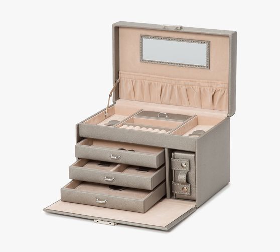 Legacy Vegan Leather Jewelry Box | Pottery Barn