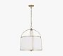 Elaine Round Metal Chandelier | Pottery Barn