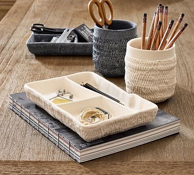 Frasier Pencil Cup & Tray Set | Pottery Barn