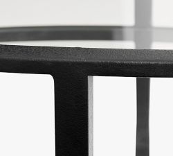 Tanner Oval Glass Coffee Table (47.5") | Pottery Barn