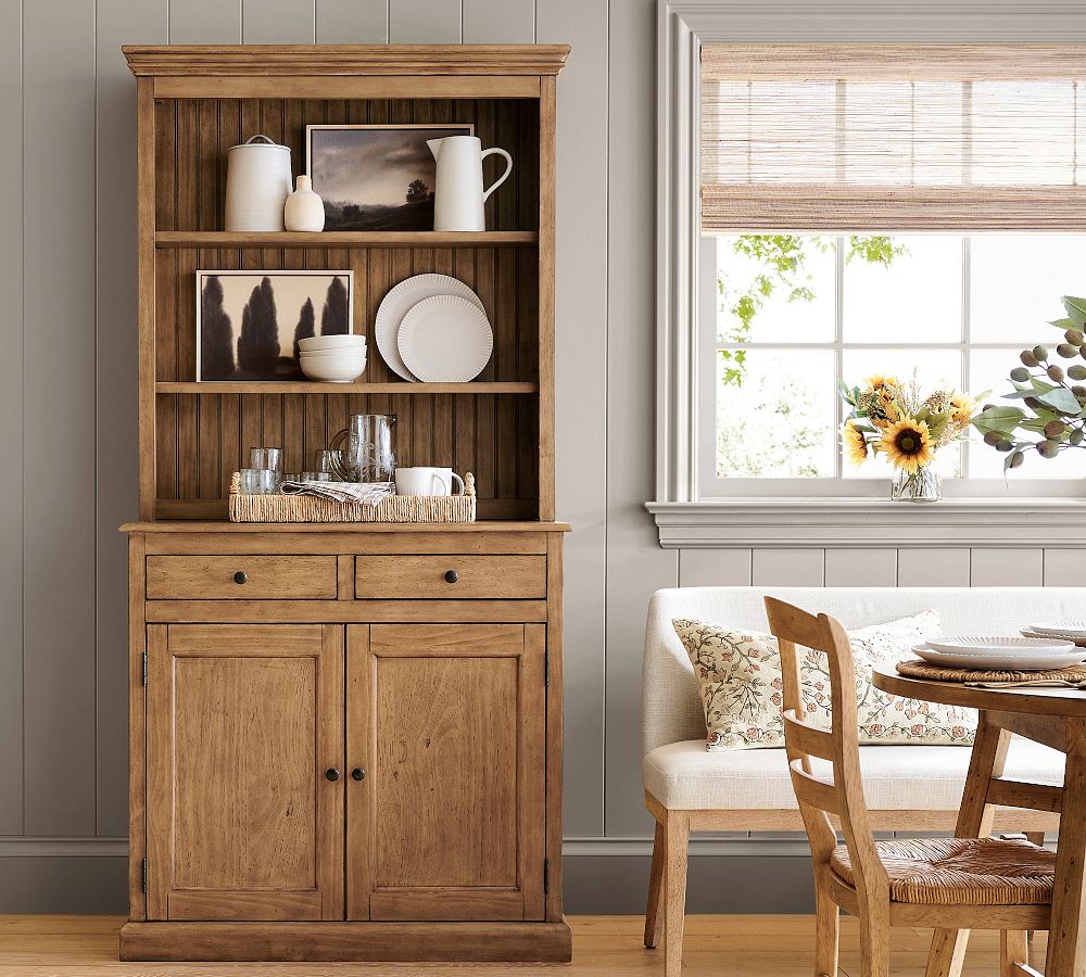Heritage Farmhouse Buffet With Hutch (41") | Pottery Barn