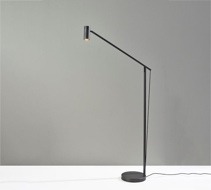 Knox Metal LED Task Floor Lamp | Pottery Barn