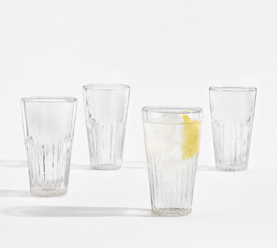 Artisanal Stacking Juice Glasses | Pottery Barn