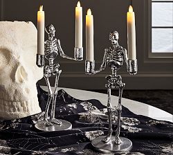 Skeleton Taper Holder | Pottery Barn