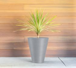 All Weather Eco Hevea Tapered Cylinder Outdoor Planters | Pottery Barn