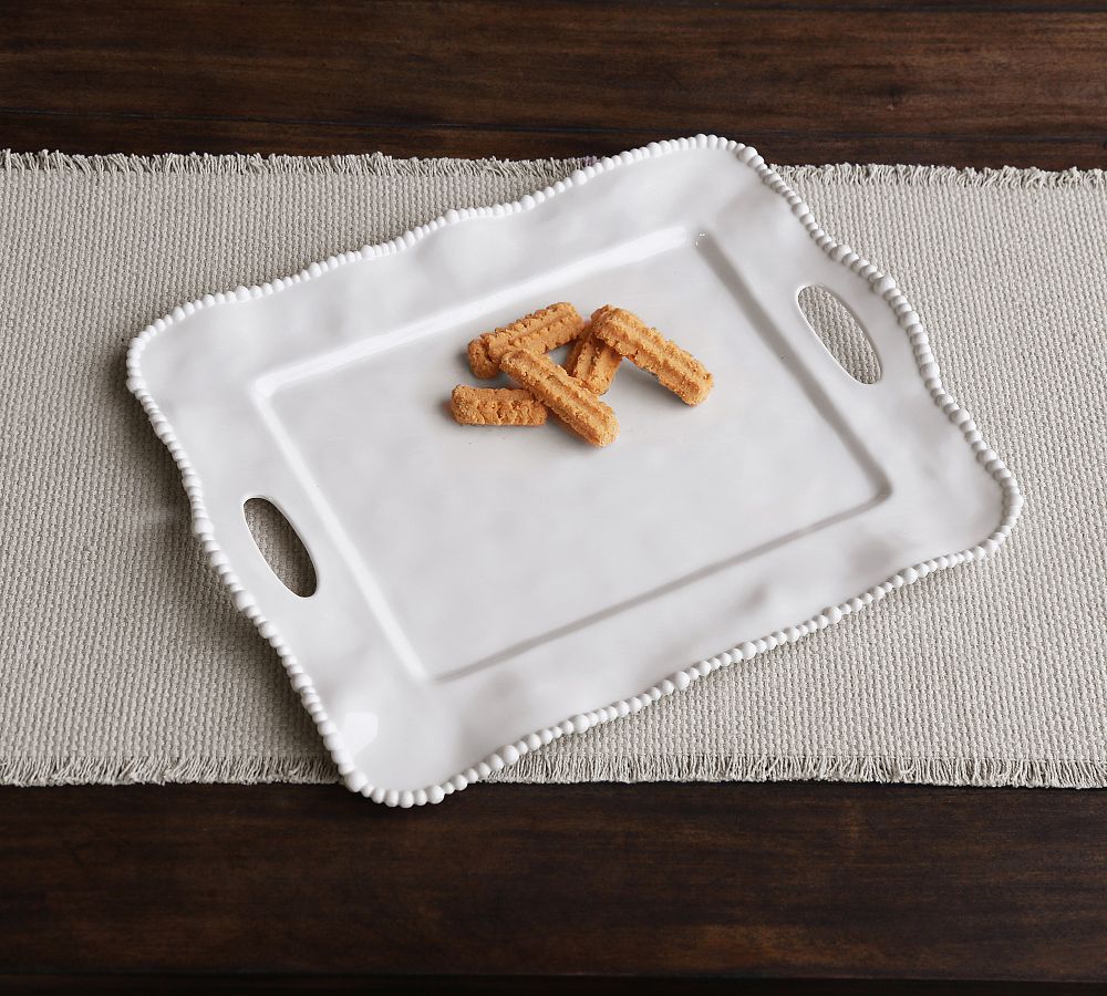 Alegeria Outdoor Rectangular Serve Tray | Pottery Barn