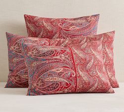 Blair Paisley Percale Duvet Cover | Pottery Barn