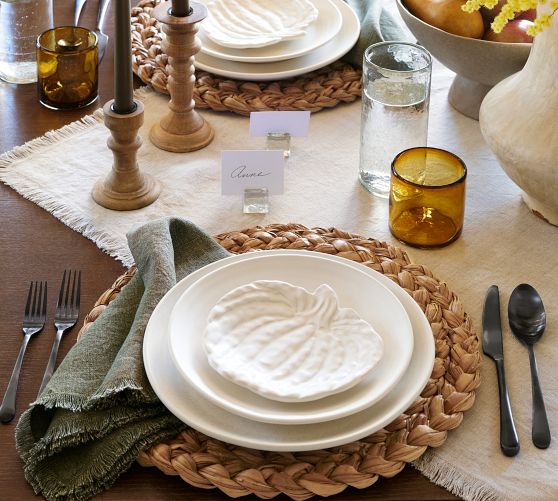 Pumpkin Stoneware Appetizer Plates - Set of 4 | Pottery Barn