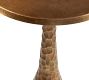 Jessalyn Round Hammered Metal Accent Table (16") | Pottery Barn