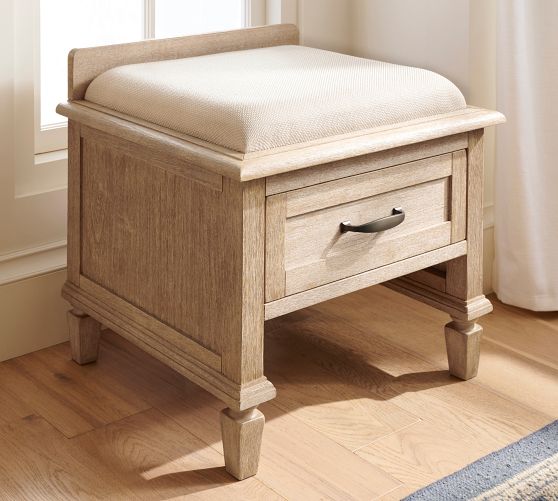 Sausalito Upholstered Dresser Seat by Michael Graves Design | Pottery Barn