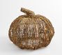 Lit Woven Pumpkin | Pottery Barn