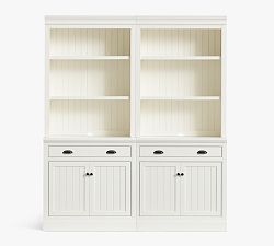 Aubrey Shelf with Cabinet (72") | Pottery Barn