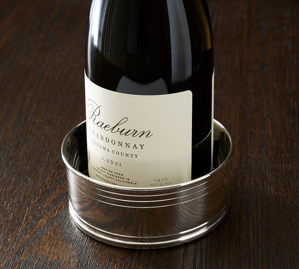 Heritage Silver Wine Coaster | Pottery Barn