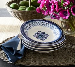 Medina Stoneware 16-Piece Dinnerware Set | Pottery Barn