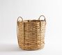 Artisan Rustic Handcrafted Tote Basket | Pottery Barn