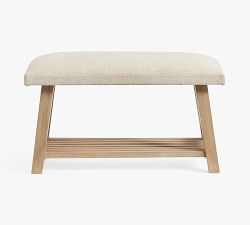 Boucle Entry Bench | Pottery Barn