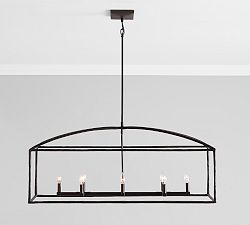 Fallon Forged Iron Linear Chandelier