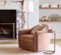 Everson Round Glass C-Table (14") | Pottery Barn