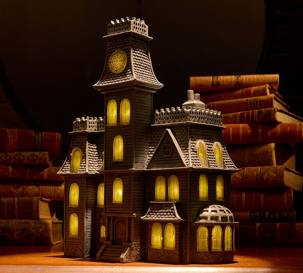 Wednesday Lit Nevermore Academy | Pottery Barn